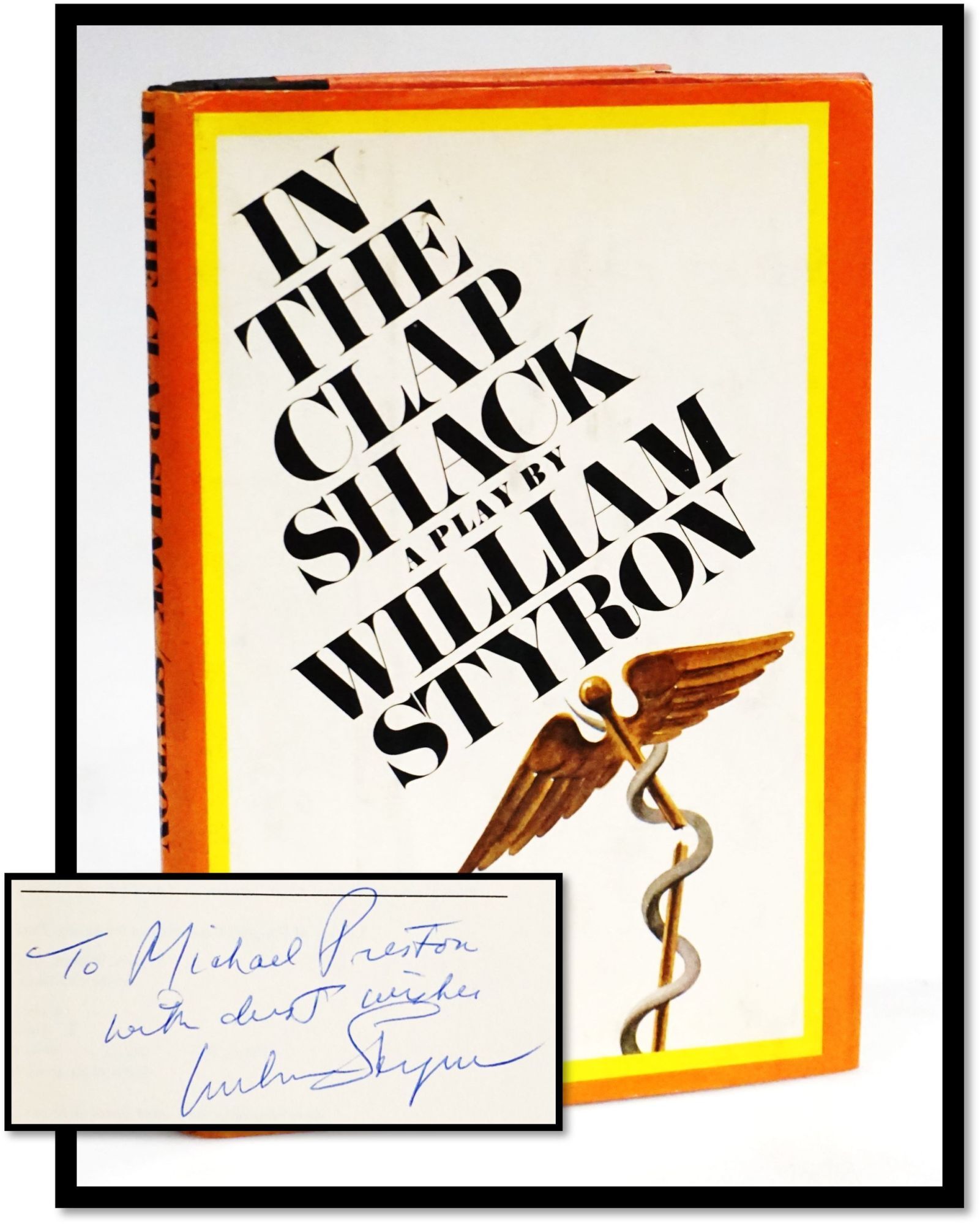 In the Clap Shack Signed First Edition | William Styron | First Edition ...